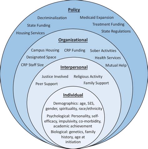 Socio Ecological Model For Collegiate Recovery Programs Download