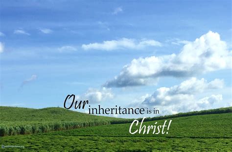 Inheritance In Christ