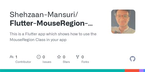 Github Shehzaan Mansuriflutter Mouseregion Class This Is A Flutter