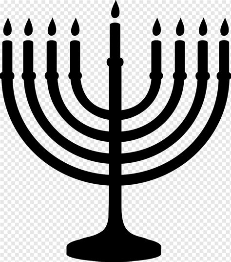 Menorah Judaism Jewish Symbolism Hanukkah Hanukkah Religion Black