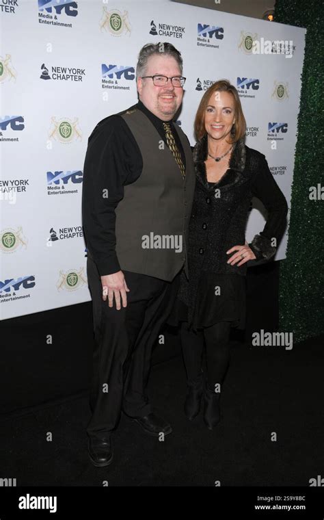 L R Mark D Conklin And Ellen Conklin Attend Grammy Ny Chapter
