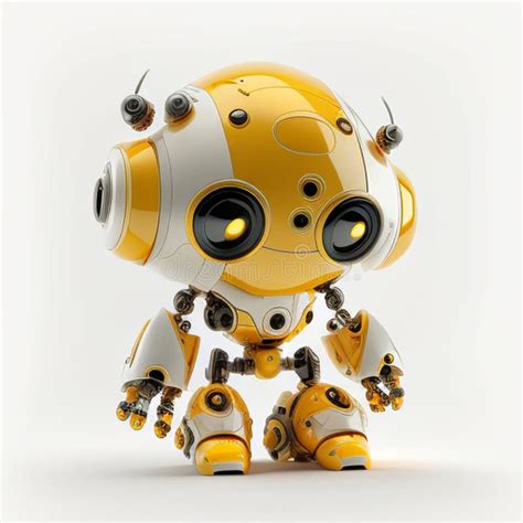 Adorable Mini Robot Stock Illustration Illustration Of Clothing