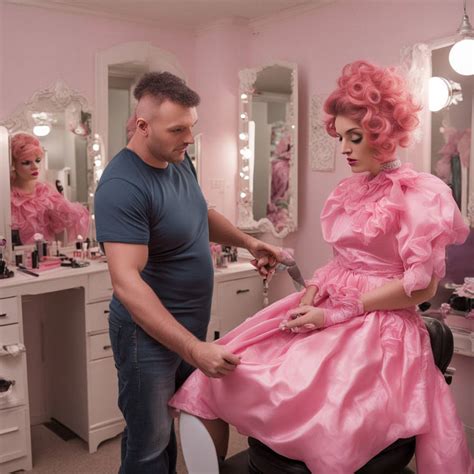 Feminized Father Having A Makeover In Sissy Salon By Closetsiss On Deviantart