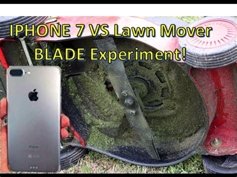 Iphone 7 Under A Lawn Mower Test Youtube