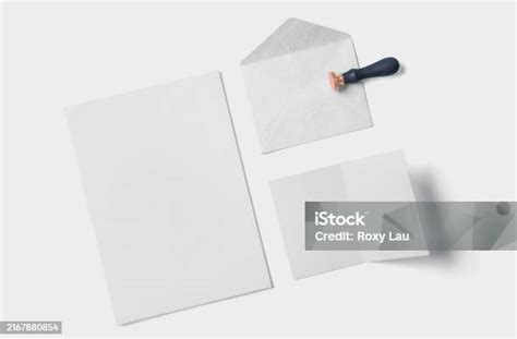 흰색 배경 3d 일러스트 레이 션 3d 렌더링에 고립 된 빈 흰색 템플릿 종이 봉투 0명에 대한 스톡 사진 및 기타 이미지 0명 공란 깨끗한 Istock