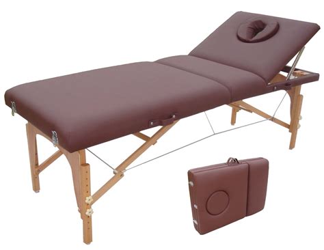 9045 Portable Massage Couch Wooden Progress Healthcare