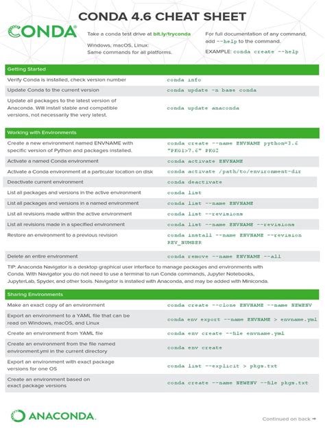 Conda Cheatsheet Pdf Pdf Mac Os Operating System Technology
