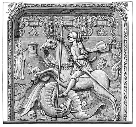 90 St George Dragon Stock Illustrations Royalty Free Vector Graphics