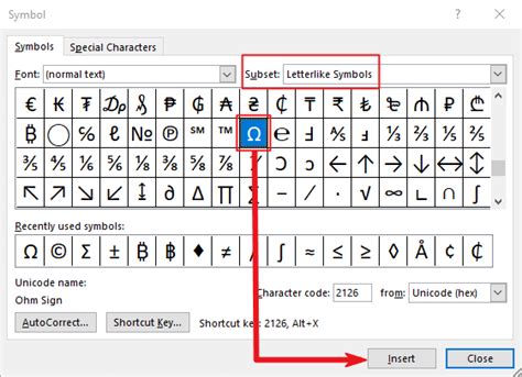 How To Type Ohm Symbol In Wordexcel Aka Omega Symbol