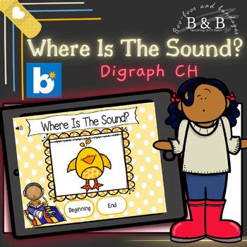 Digraph CH Initial Or Final Sound By B And B TPT