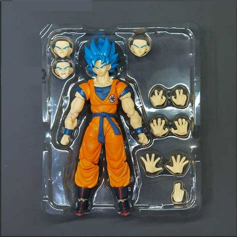 Figura De Acción De Dragon Ball Z Son Goku De Pelo Negro Juguetes De