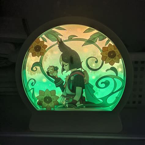 Genshin Impact Wanderer Multi Color Light Painting Genshin Star