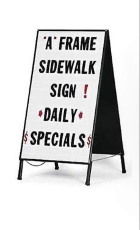 Sidewalk Sign Spring Base