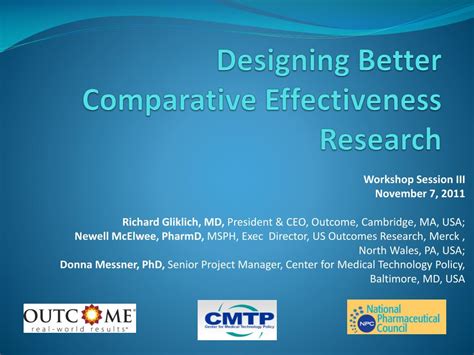 Ppt Designing Better Comparative Effectiveness Research Powerpoint