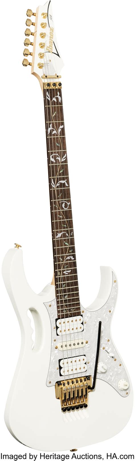 2008 Ibanez Jem White Solid Body Electric Guitar Serial Lot 85138