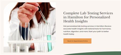 Comprehensive Lab Testing Dr Sarah Penney Hamilton On