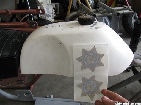 Chp Decals Minibike Sized
