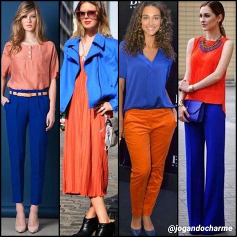 Cores Complementares Cores Complementares Looks Cores