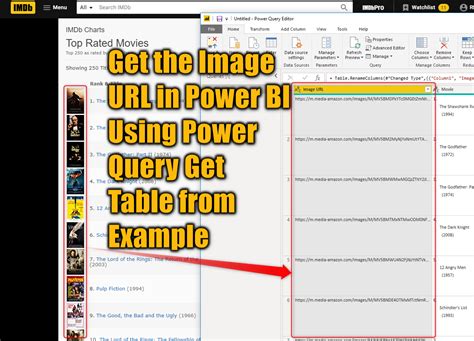 Get The Image In Power BI Using Power Query Get Table From Example