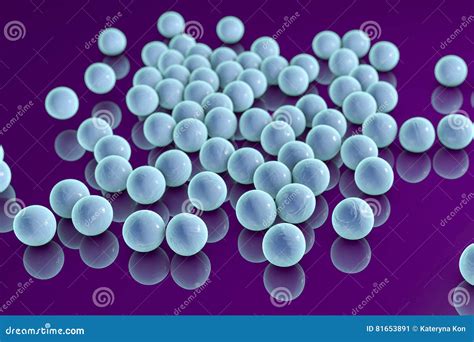 Estafilococos Bacterias Esféricas Stock De Ilustración Ilustración