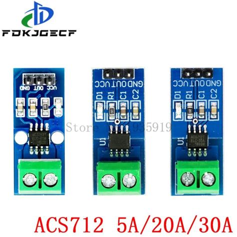 hall current sensor module acs712 module 5a 20a 30a hall current sensor