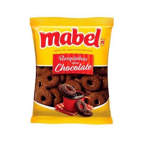 Biscoito Rosquinha Chocolate Mabel Pacote 350g