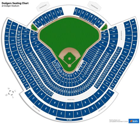 Interactive Dodger Stadium Seating Chart Seating