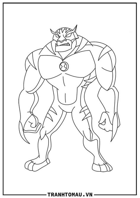 Download Sưu Tầm Tranh Tô Màu Ben 10 Ben Ten đẹp Nhất Cho Bé