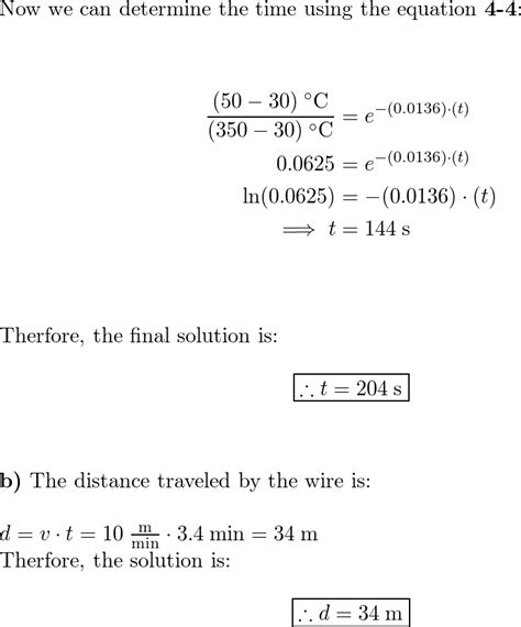Heat And Mass Transfer Fundamentals And Applications 9780073398181 Exercise 141 Quizlet