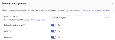 Teams 设置和策略参考 Microsoft Teams Microsoft Learn