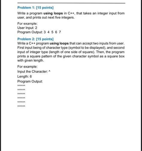 Solved Problem 1 15 Points Write A Program Using Loops In