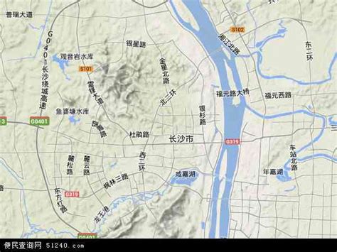 长沙市岳麓区详细地图 岳麓区街道划分 长沙市岳麓区街道 第9页 大山谷图库