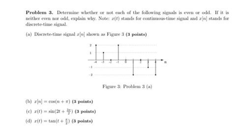 Solved Problem 3 Determine Whether Or Not Each Of The