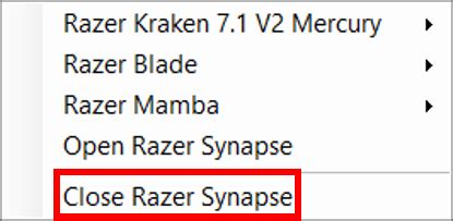 How To Close Or Disable Razer Synapse