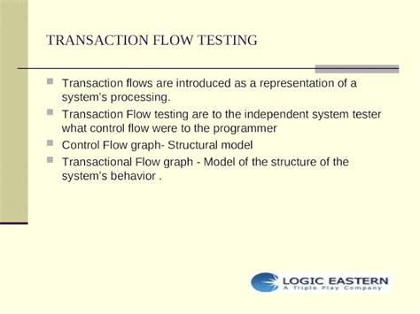 Ppt Transaction Flow Testing Dokumentips
