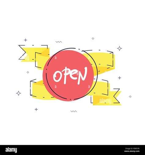 Open Retro Singboard Isolated On White Background Vector Illustration Stock Vector Image And Art