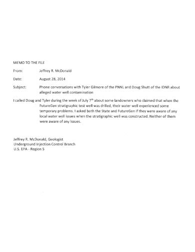 FREE 10 Memo To File Samples In PDF