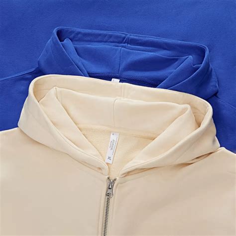 380g Heavyweight Cotton Carbon Brushed Fleece Zip Up Hoodie Forsend