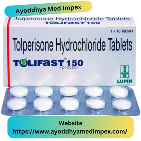 Tolperisone Hydrochloride Tablets Ip At Rs 153 Stripe Tolperisone Hcl Tablet In Nagpur Id