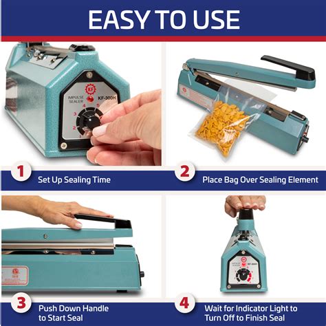 Hand Sealer For Laminated Metallic And Thermoplastic Bags Technopack Corporation