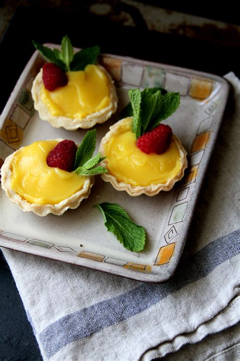 Mini Meyer Lemon Curd Tartlets A Cup Of Sugar … A Pinch Of Salt