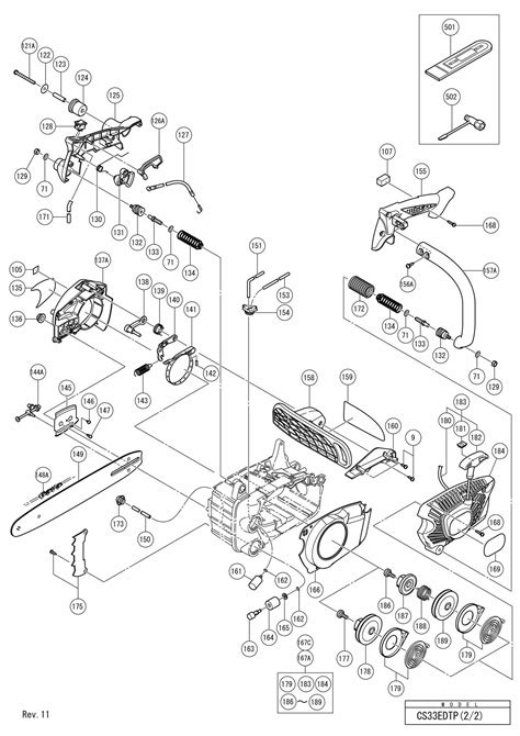 Hitachi Engine Chain Saw Cs Edtp Spare Parts Spare Cs Edtp From Spare
