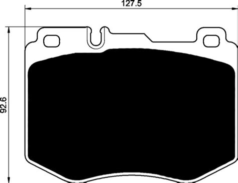 Porterfield Ap1796 Brake Pad For Mercedes Benz