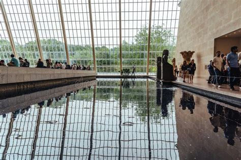 Egyptian Gallery In The Metropolitan Museum Of Art In New York