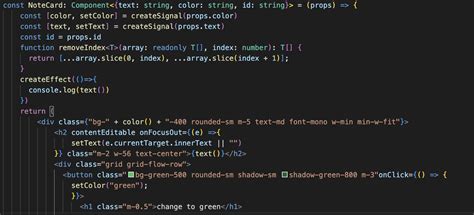 Setting Innerhtml Causes Error Solidjs