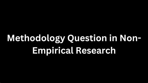 Online Workshop ‘methodology Question In Non Empirical Research Cssp