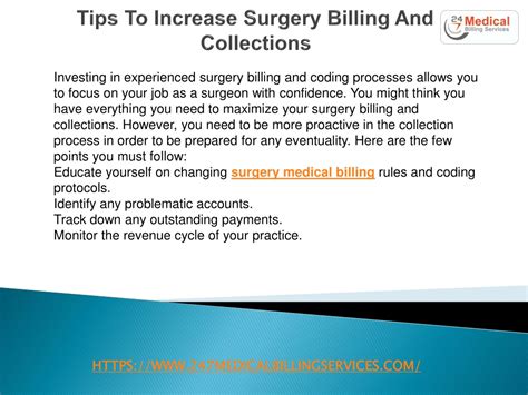 PPT Tips To Increase Surgery Billing And Collections PowerPoint Presentation ID 11869756
