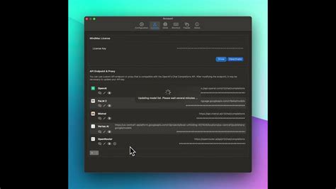 how to update model list for openrouter api endpoint in mindmac youtube