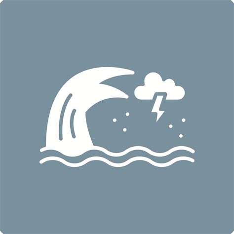 Premium Vector Sea Storm Icon
