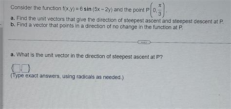 solved consider the function f x y 6sin 5x−2y and the